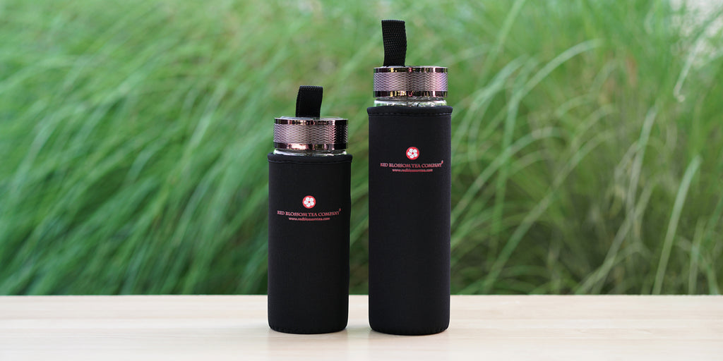 Double Walled Glass Thermos – Red Blossom Tea Company